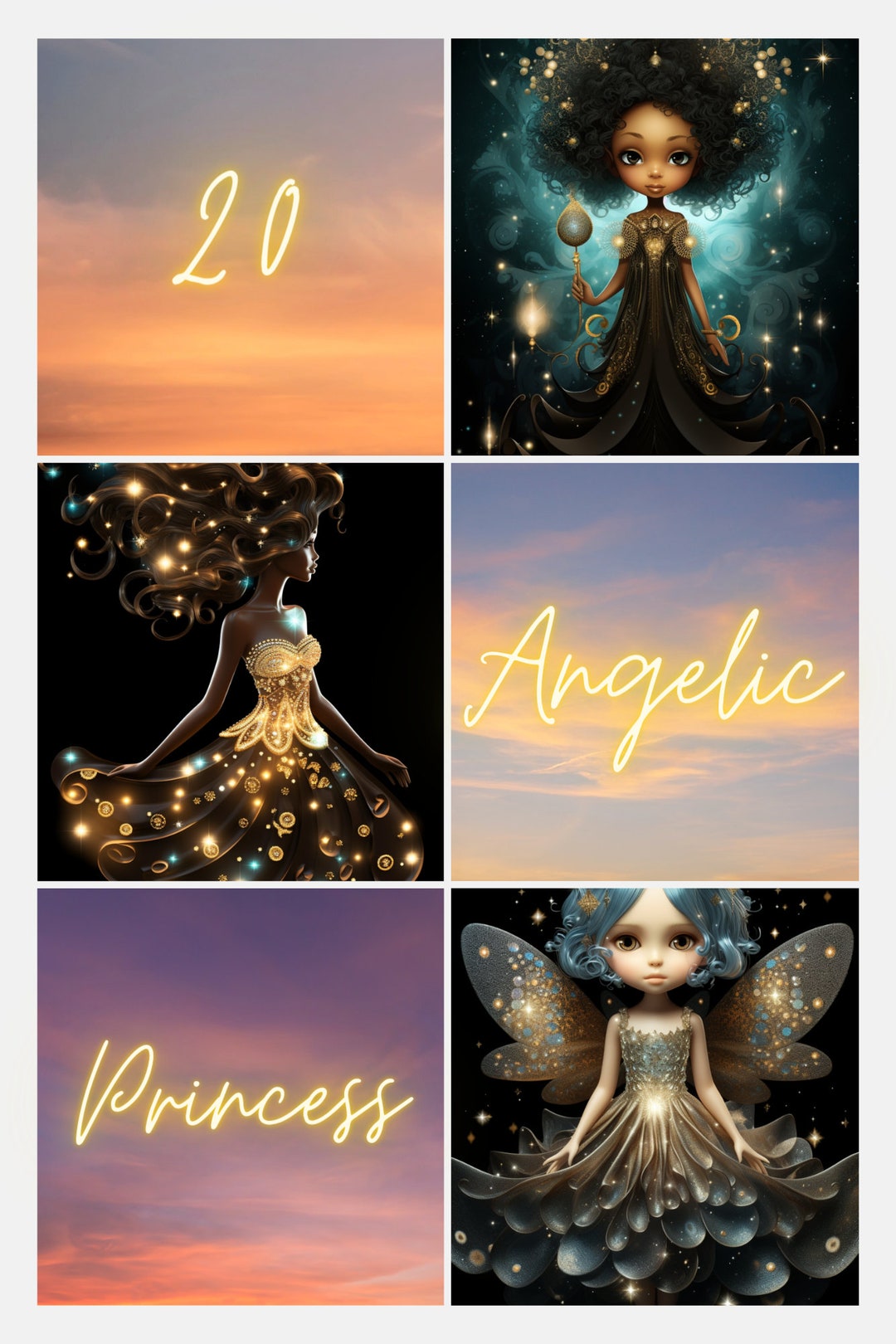 Princess, Angelic Series - Etsy