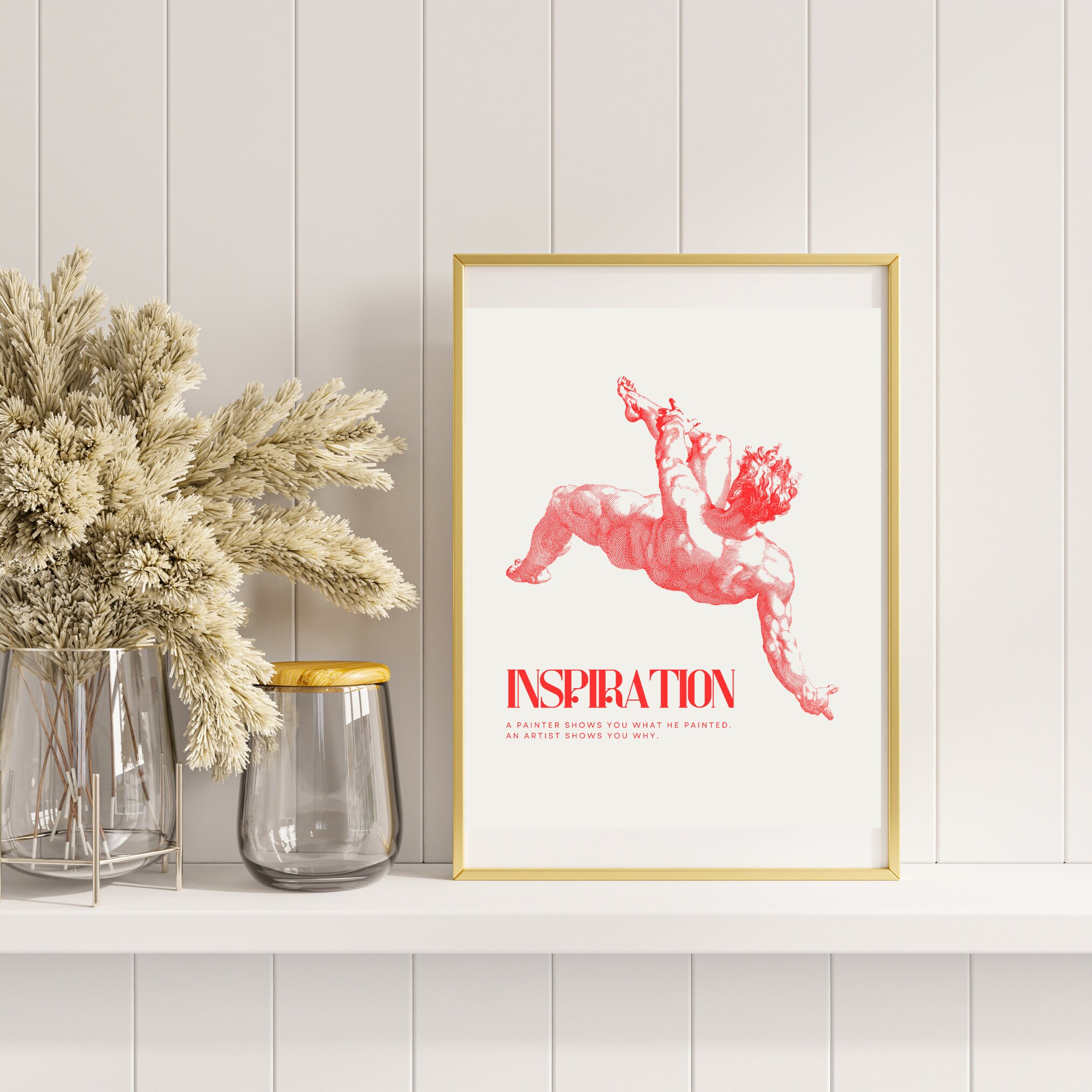 4 INSPIRATION RED Collection Digital Art Downloadable Art - Etsy