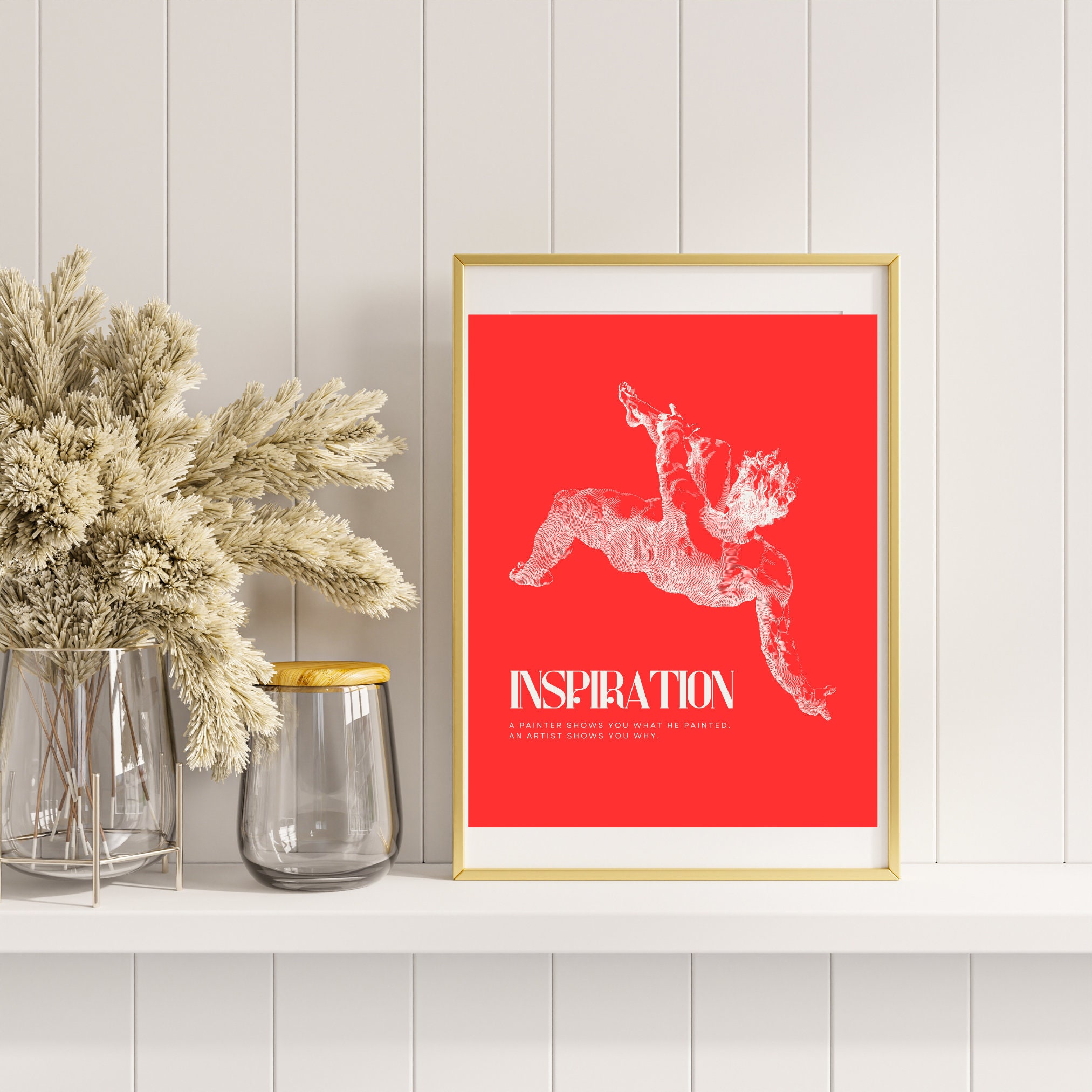 4 INSPIRATION RED Collection Digital Art Downloadable Art - Etsy