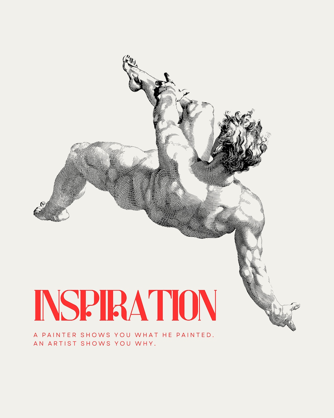 4 INSPIRATION RED Collection, Digital Art, Downloadable Art, Inspiring ...