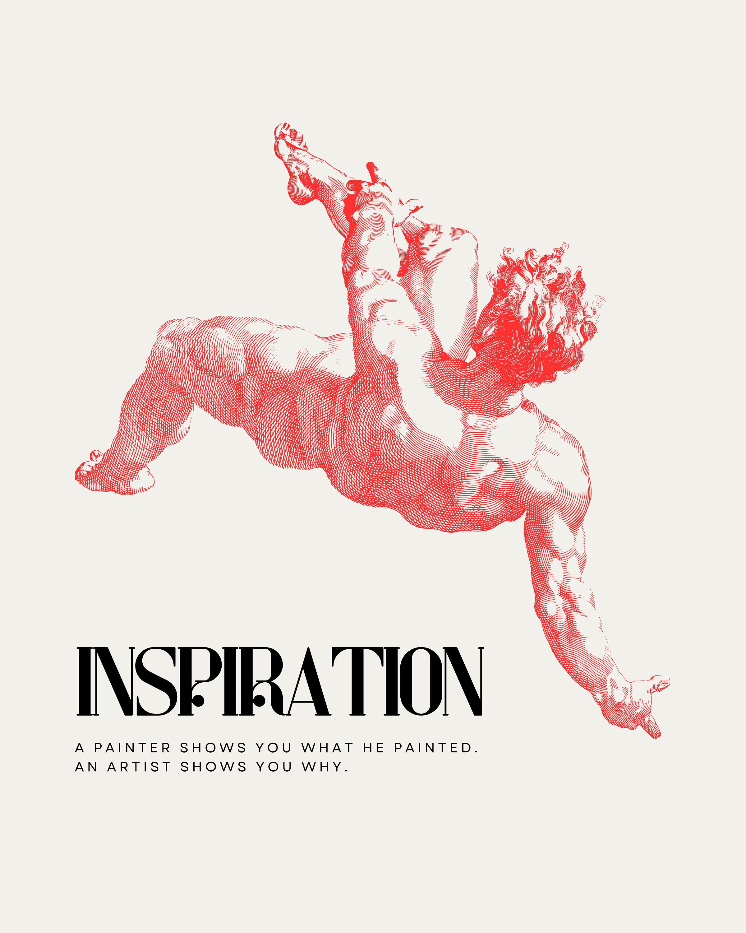 4 INSPIRATION RED Collection Digital Art Downloadable Art - Etsy