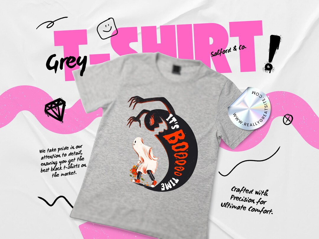 Spooky 'it's Boo Time' Ghost of Disapproval - Etsy
