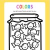 Color Matching Balloons Cut and Paste Worksheets - Etsy