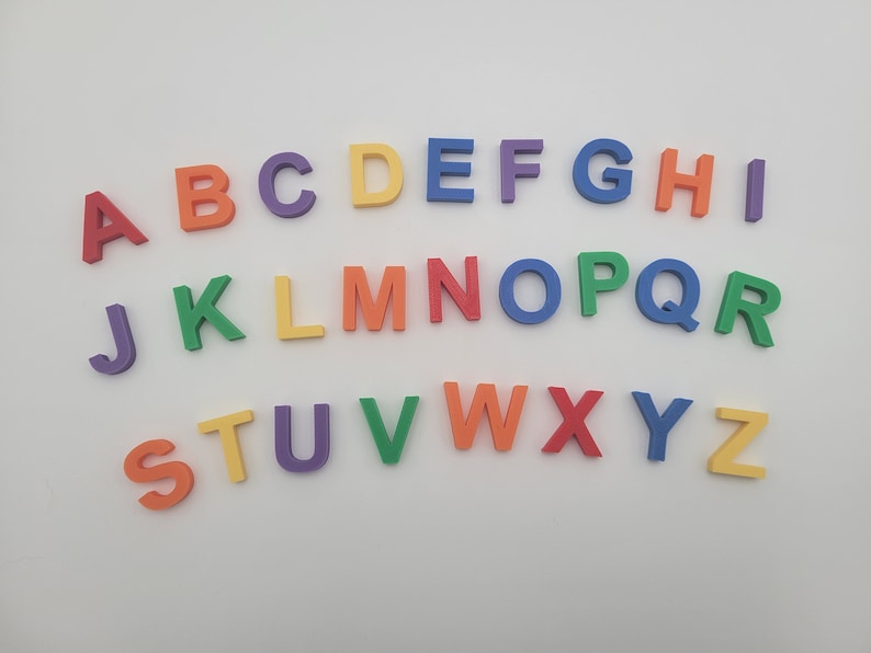 Uppercase Alphabet, Montessori Learning & Educational Toy, Preschool ...