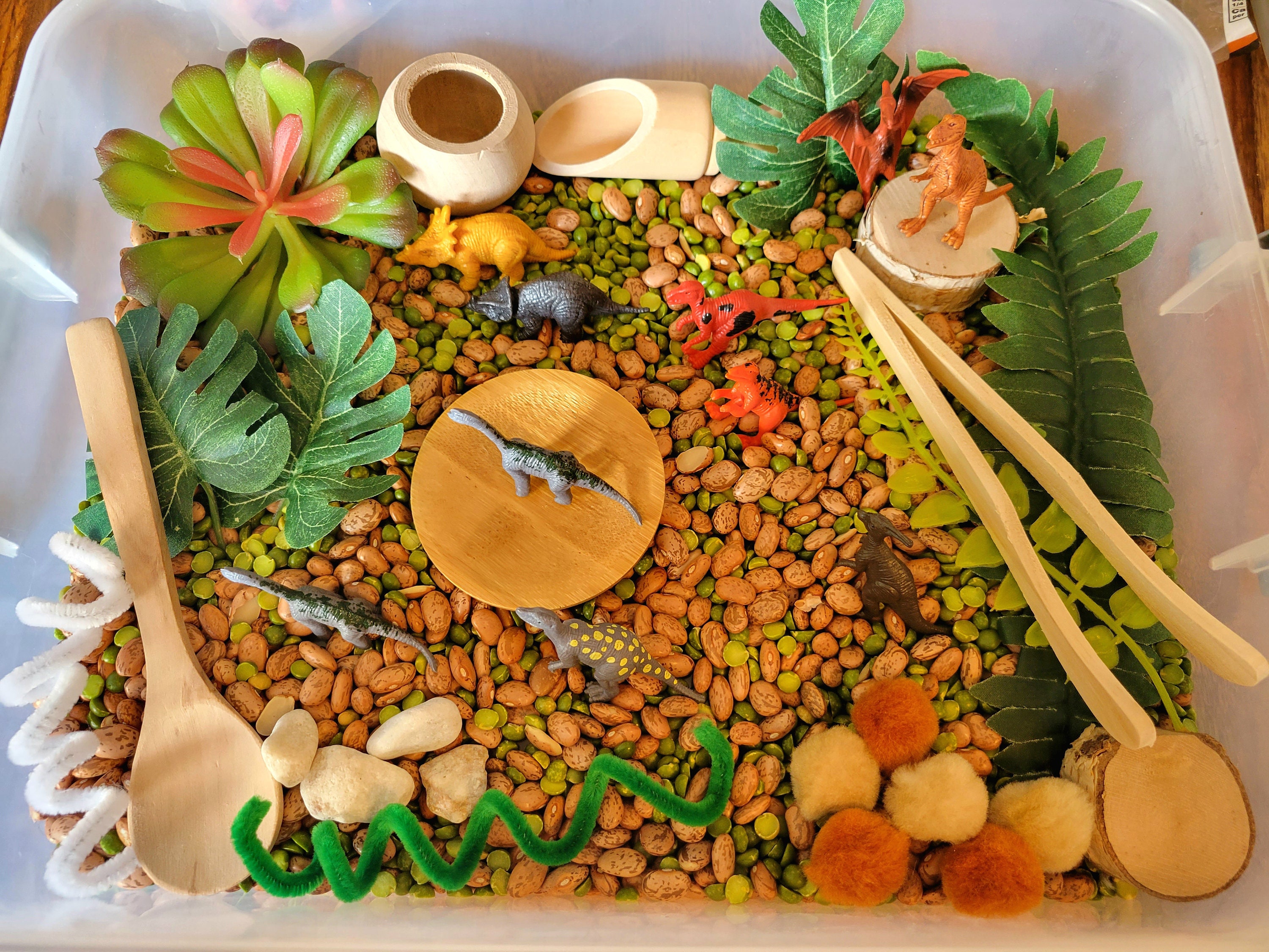 Dinosaur Sensory Bin - Etsy