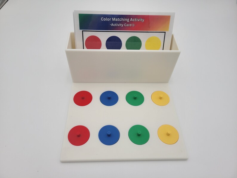Pattern Matching Game for Toddler, Montessori, and Preschool Classrooms ...