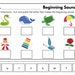 A-Z Beginning Sounds Cut & Paste Worksheets - Etsy