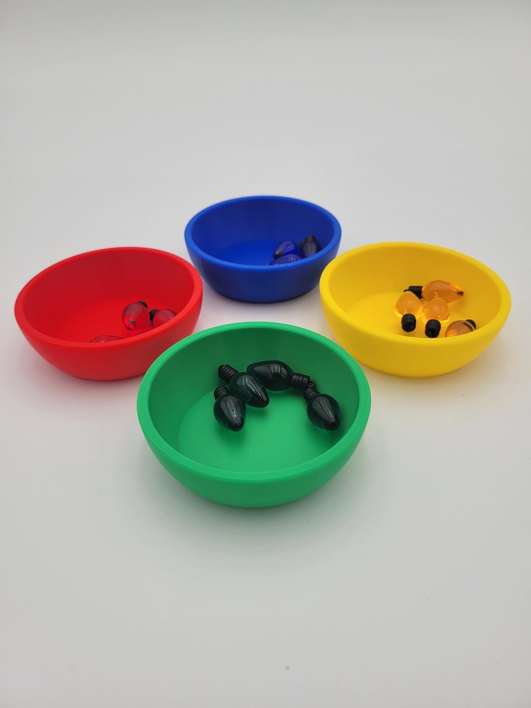 Christmas Lights Color Sorting Game for Toddler, Montessori, and ...