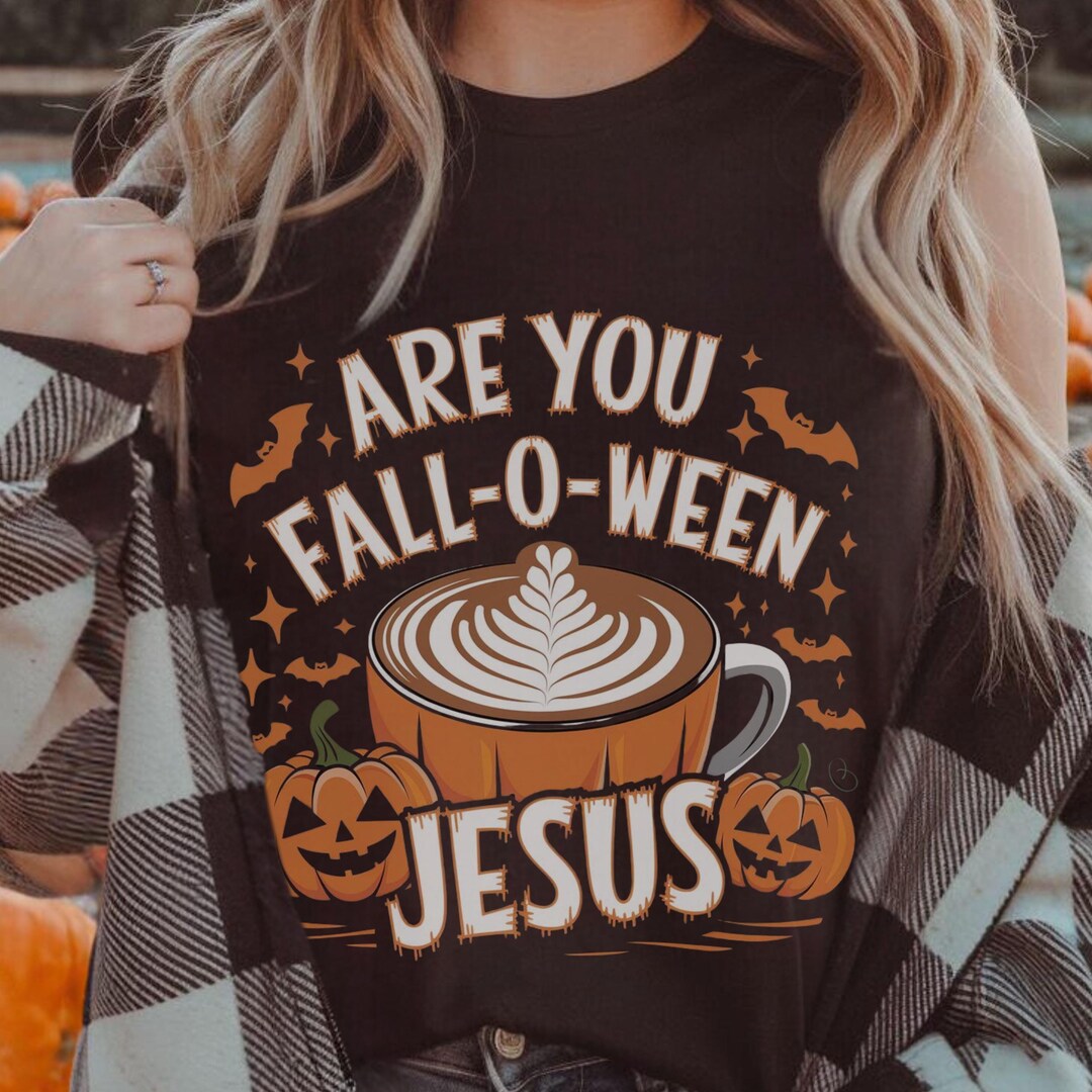 Autumn Faith Tee Christian Coffee Lovers T-shirt Are You Fall-o-ween ...