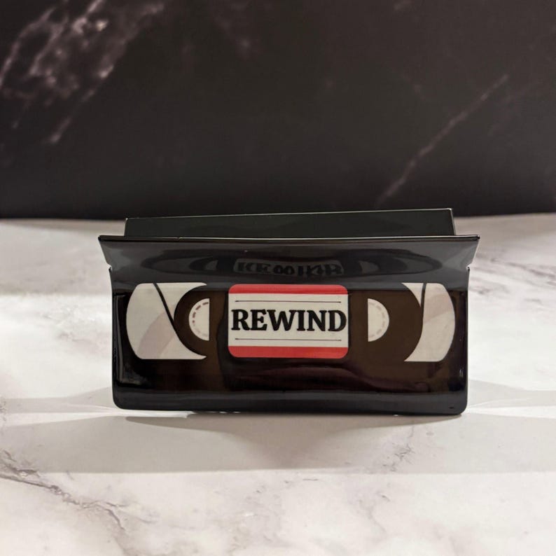 VHS Tape Hair Claw Be Kind Please Rewind | '80s '90s Cassette Claw Clip ...