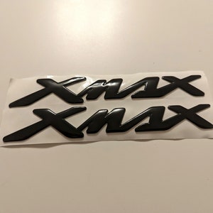 Yamaha Xmax Black 3D Badge Logo Stickers Graphics Decals Emblem X Max ...