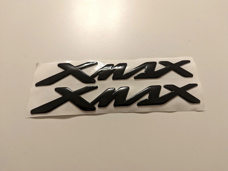 Yamaha Xmax Black 3D Badge Logo Stickers Graphics Decals Emblem X Max ...