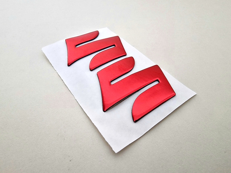Suzuki Red 3D Badge Logo Stickers Graphics Decals Tank Emblem Gsxr Gsr ...