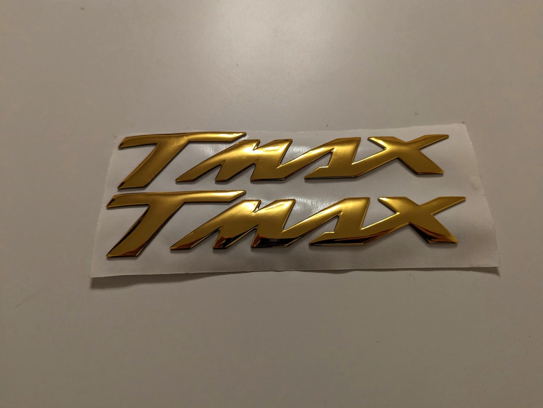 Yamaha Tmax Gold 3D Badge Logo Stickers Graphics Decals Emblem T Max ...