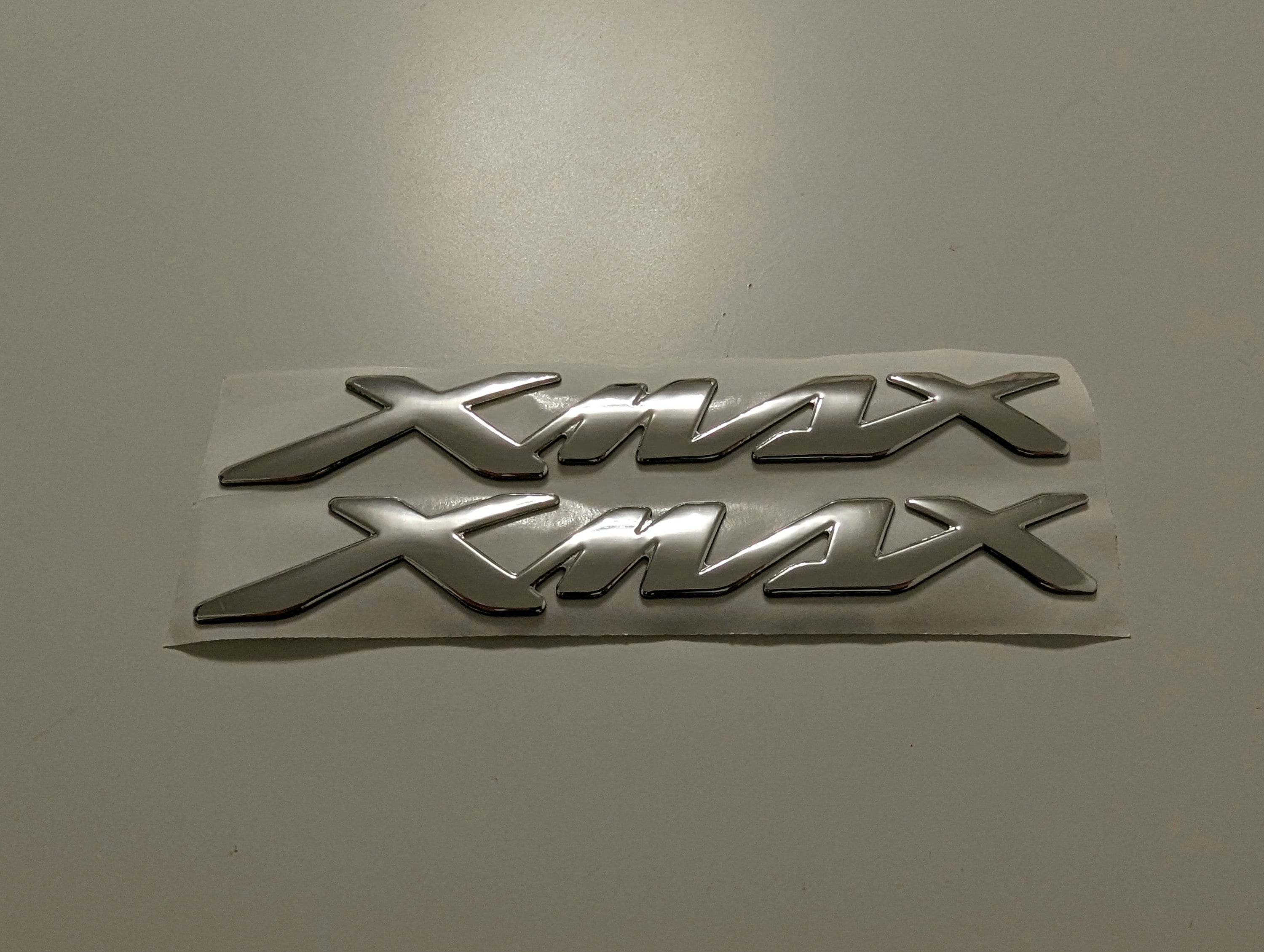 Yamaha Xmax Silver Chrome 3D Badge Logo Stickers Graphics - Etsy