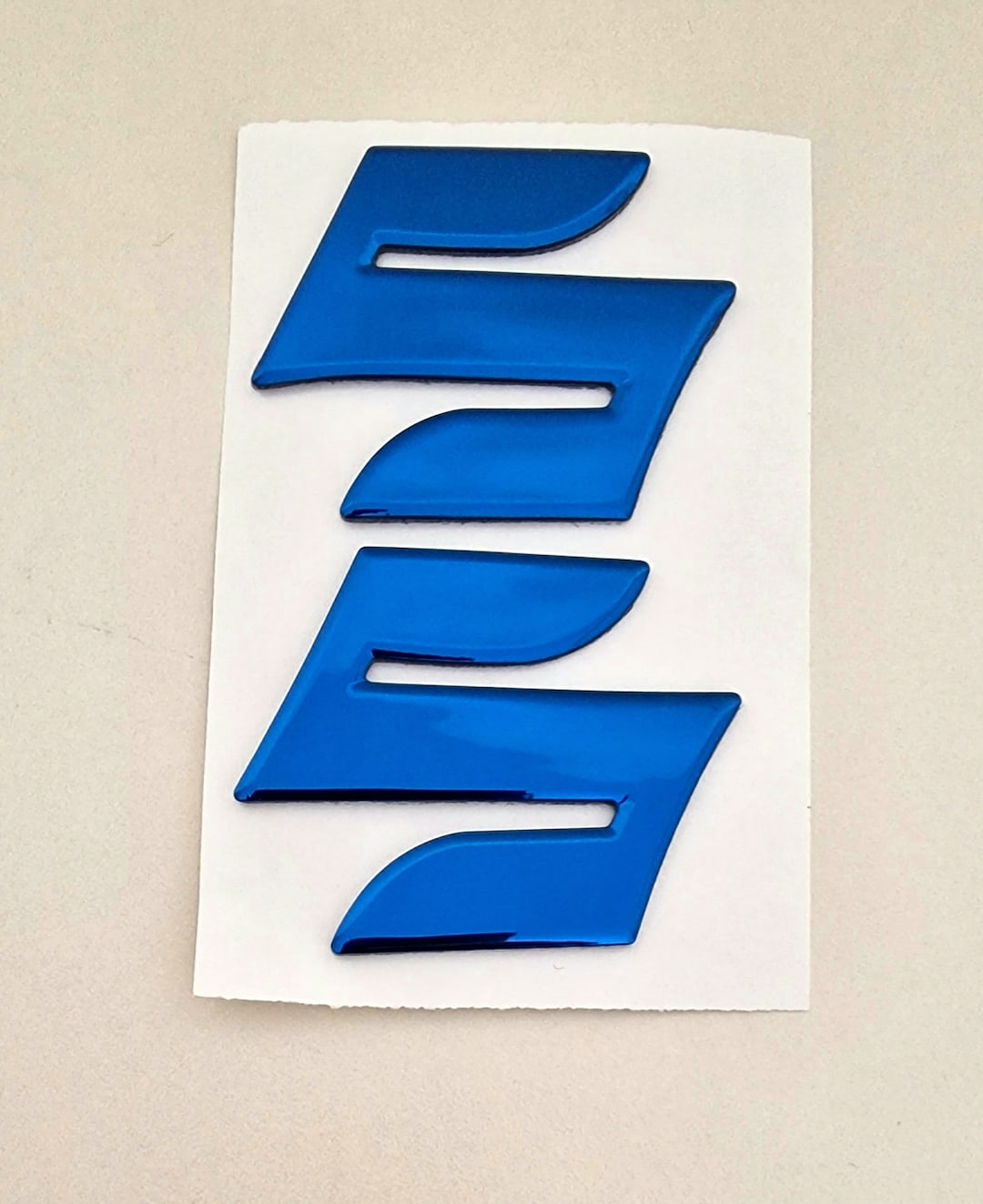 Suzuki Blue 3D Badge Logo Stickers Graphics Decals Tank Emblem Gsxr Gsr ...