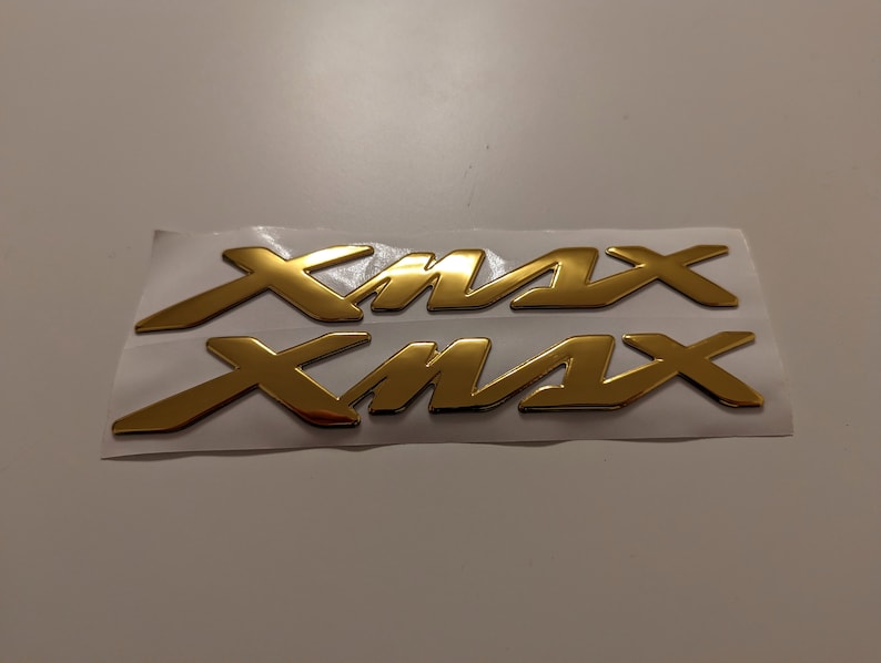 Yamaha Xmax Gold 3D Badge Logo Stickers Graphics Decals Emblem - Etsy