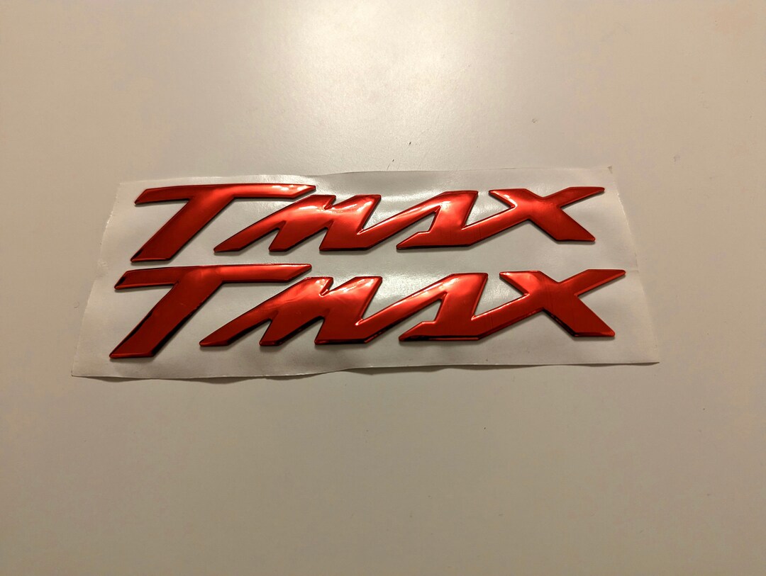 Yamaha Tmax Red 3D Badge Logo Stickers Graphics Decals Emblem T Max ...