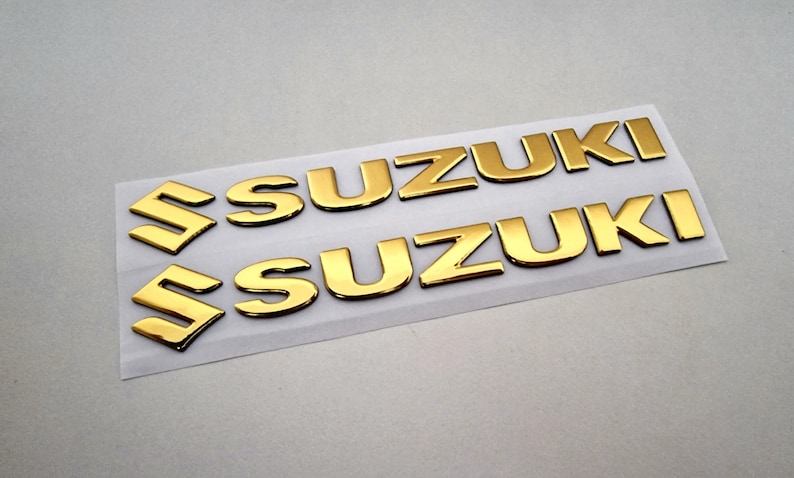 Suzuki 3D Badge Logo Stickers Graphics Decals Tank Emblem Gsxr Gsr Gsf ...