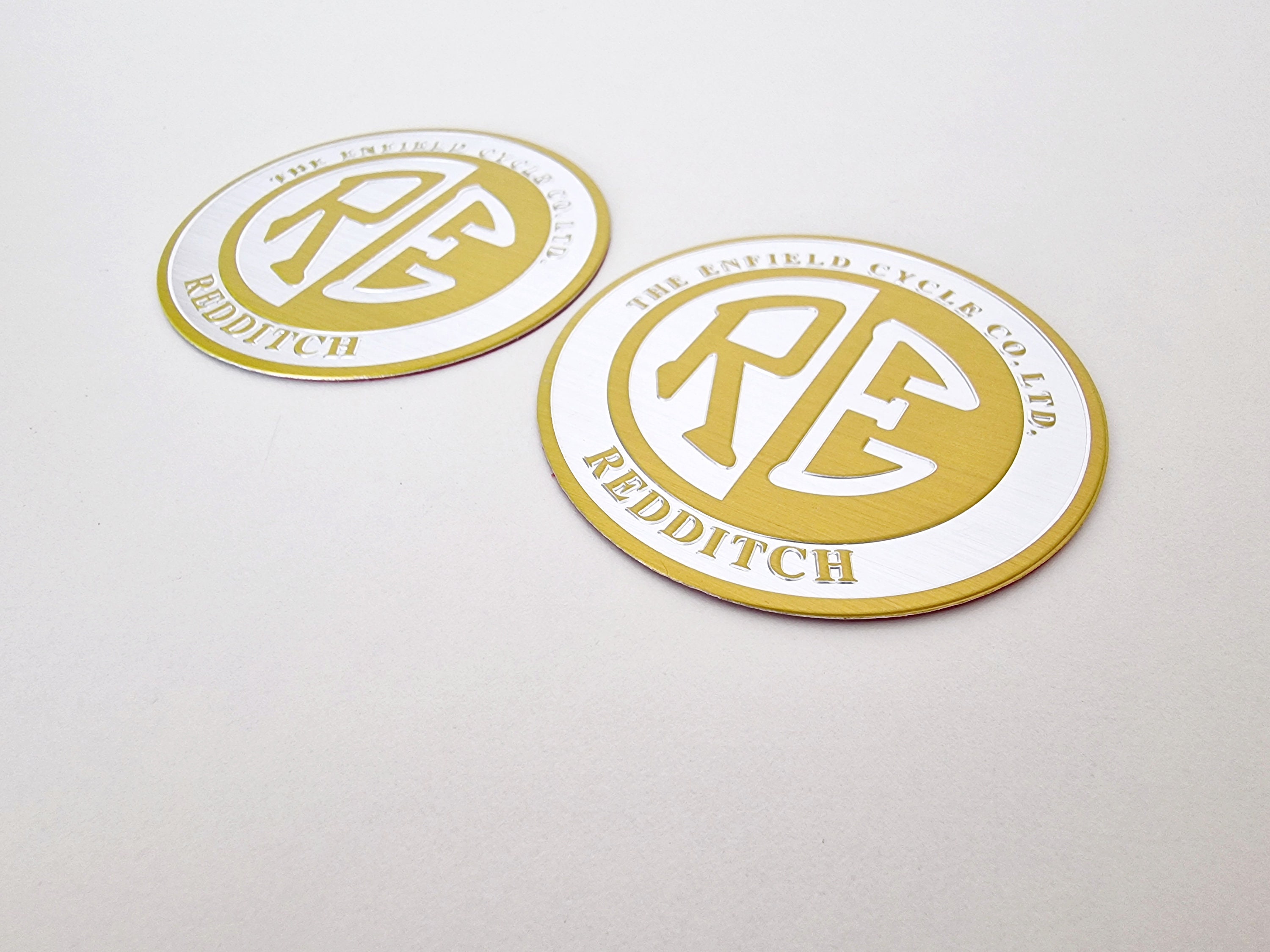 Royal Enfield 3D Embossed Aluminium Badge Sticker Graphic - Etsy