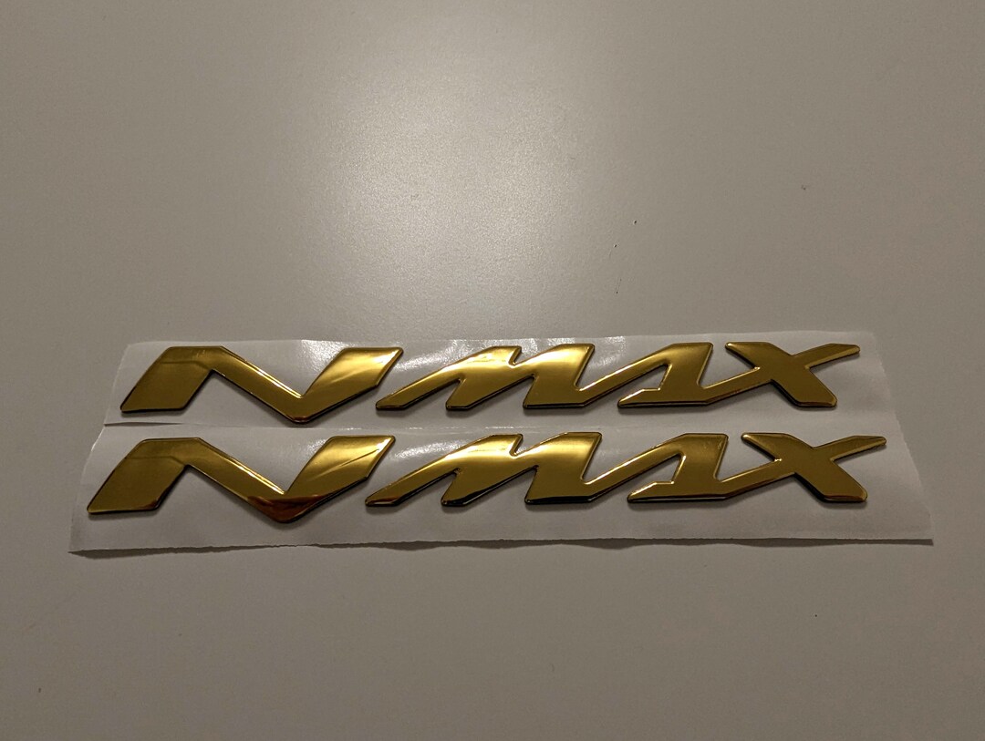 Yamaha NMAX Gold 3D Badge Logo Stickers Graphics Decals Emblem ...