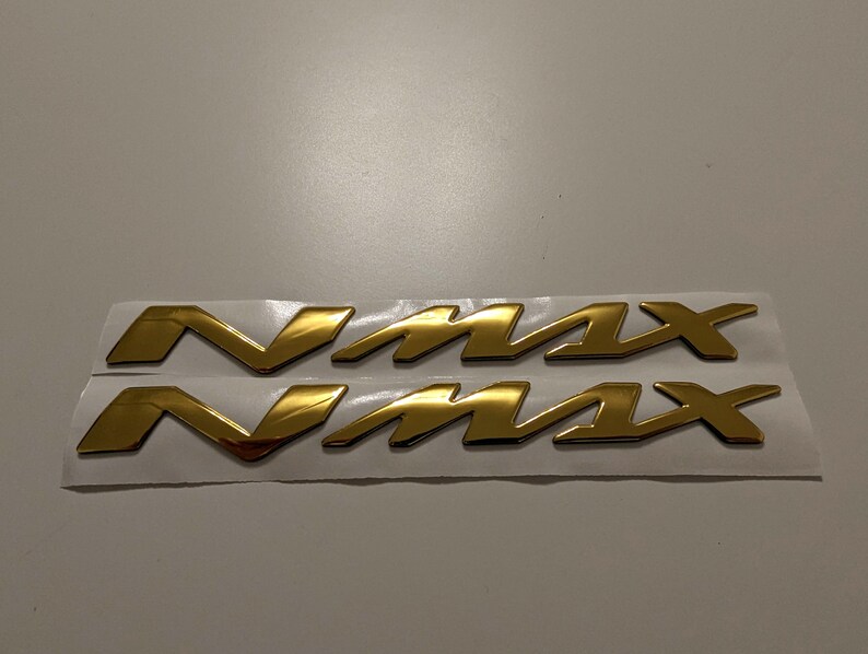 Yamaha NMAX Gold 3D Badge Logo Stickers Graphics Decals Emblem ...