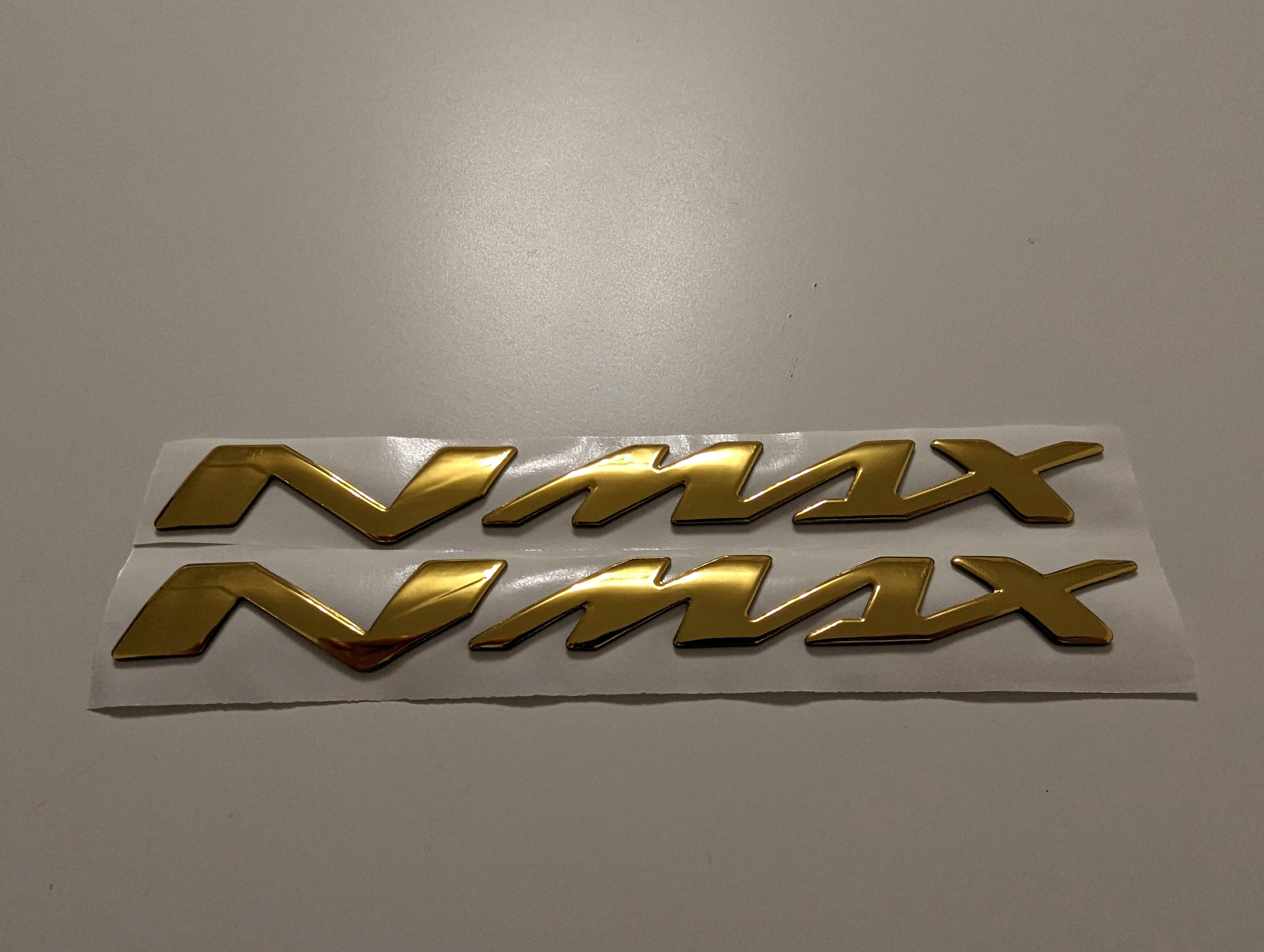 Yamaha NMAX Gold 3D Badge Logo Stickers Graphics Decals Emblem ...