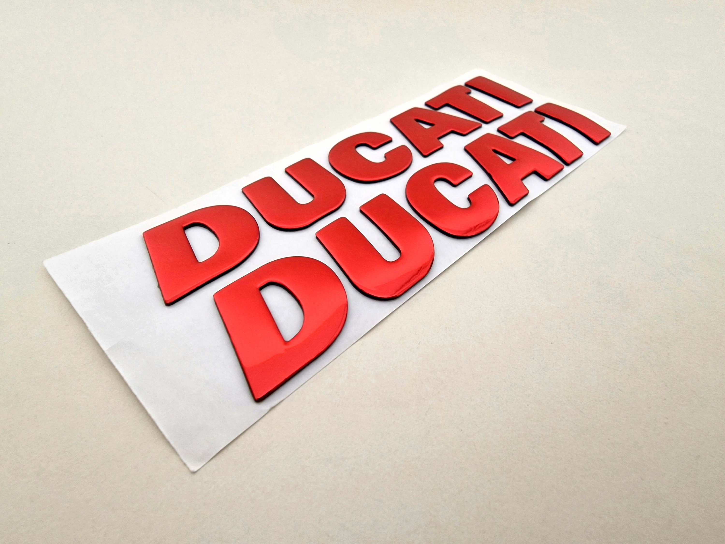 Ducati 3D Red Badge Sticker Graphic Decal Logo Emblem - Etsy