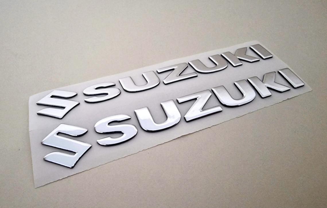 Suzuki 3D Badge Logo Stickers Graphics Decals Tank Emblem Gsxr Gsr Gsf ...