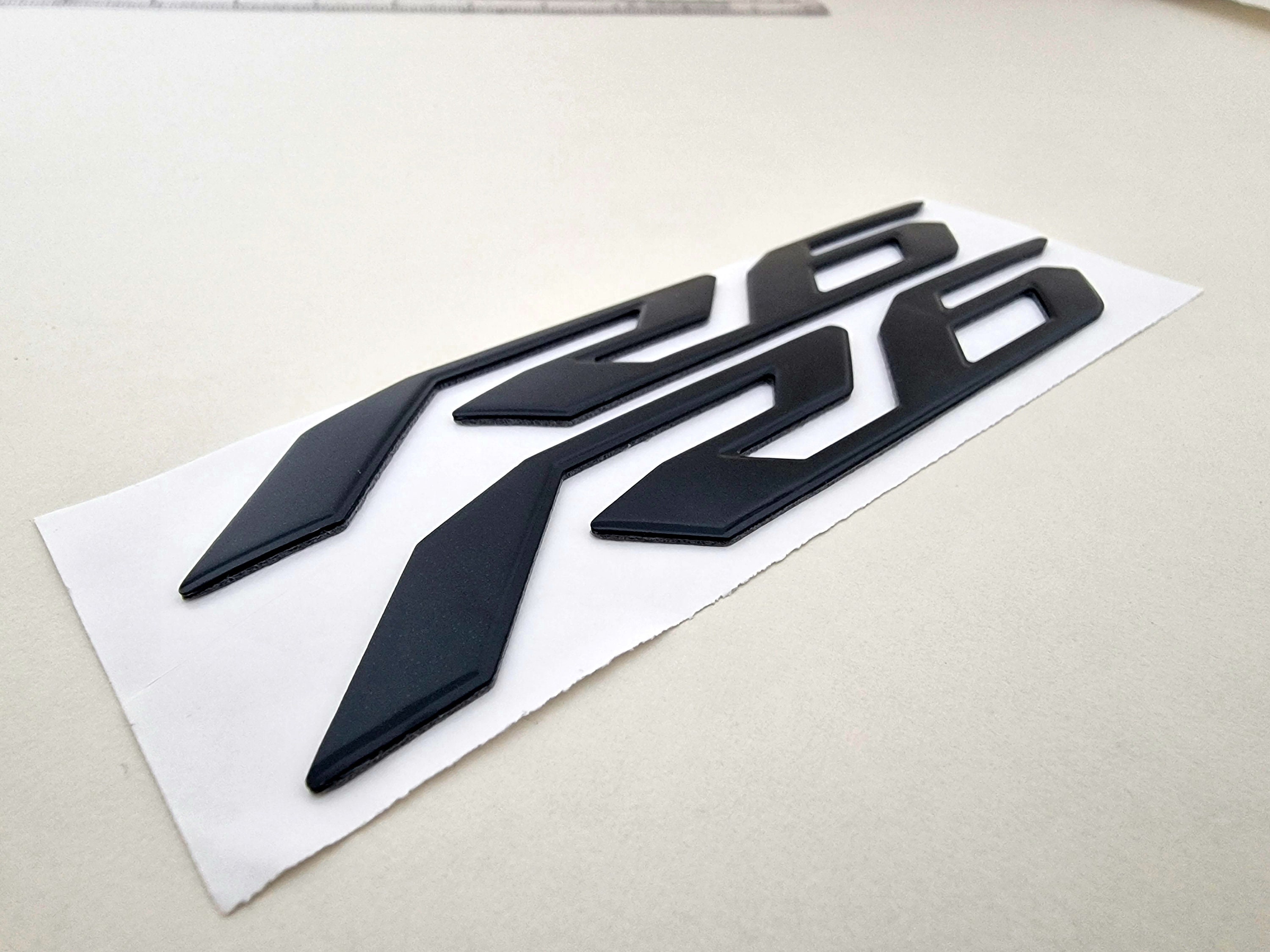 Yamaha R6 Black 3D Badge Logo Stickers Graphics Decals Emblem YZF - Etsy