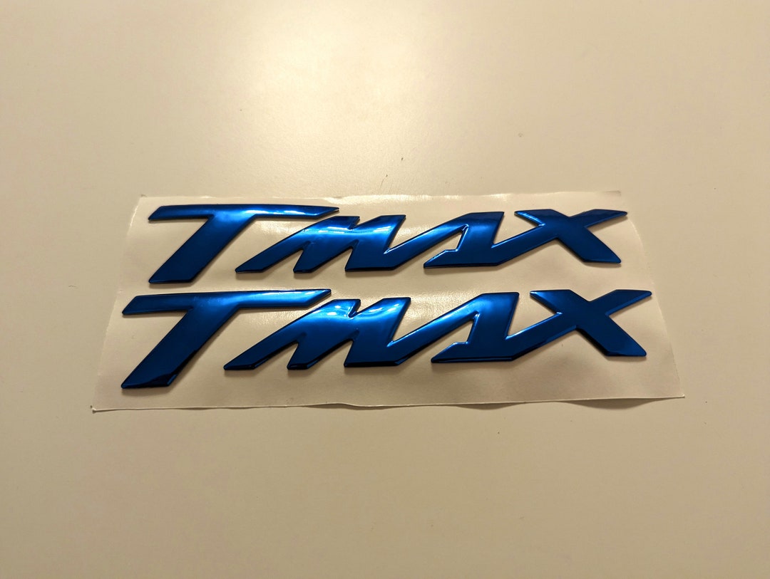 Yamaha Tmax Blue 3D Badge Logo Stickers Graphics Decals Emblem T Max ...