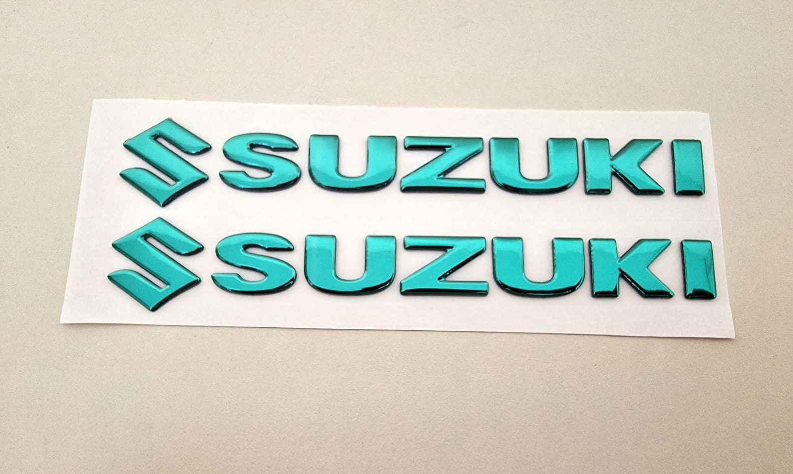 Suzuki Green 3D Badge Logo Stickers Graphics Decals Tank - Etsy