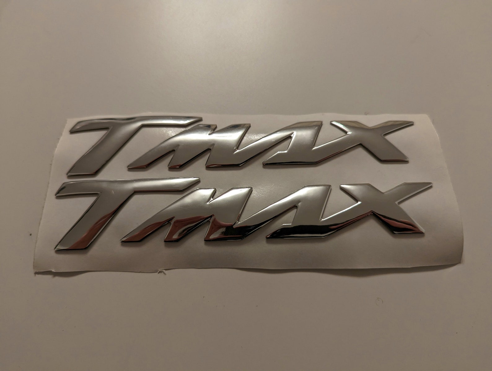 Yamaha Tmax Silver Chrome 3D Badge Logo Stickers Graphics Decals Emblem ...