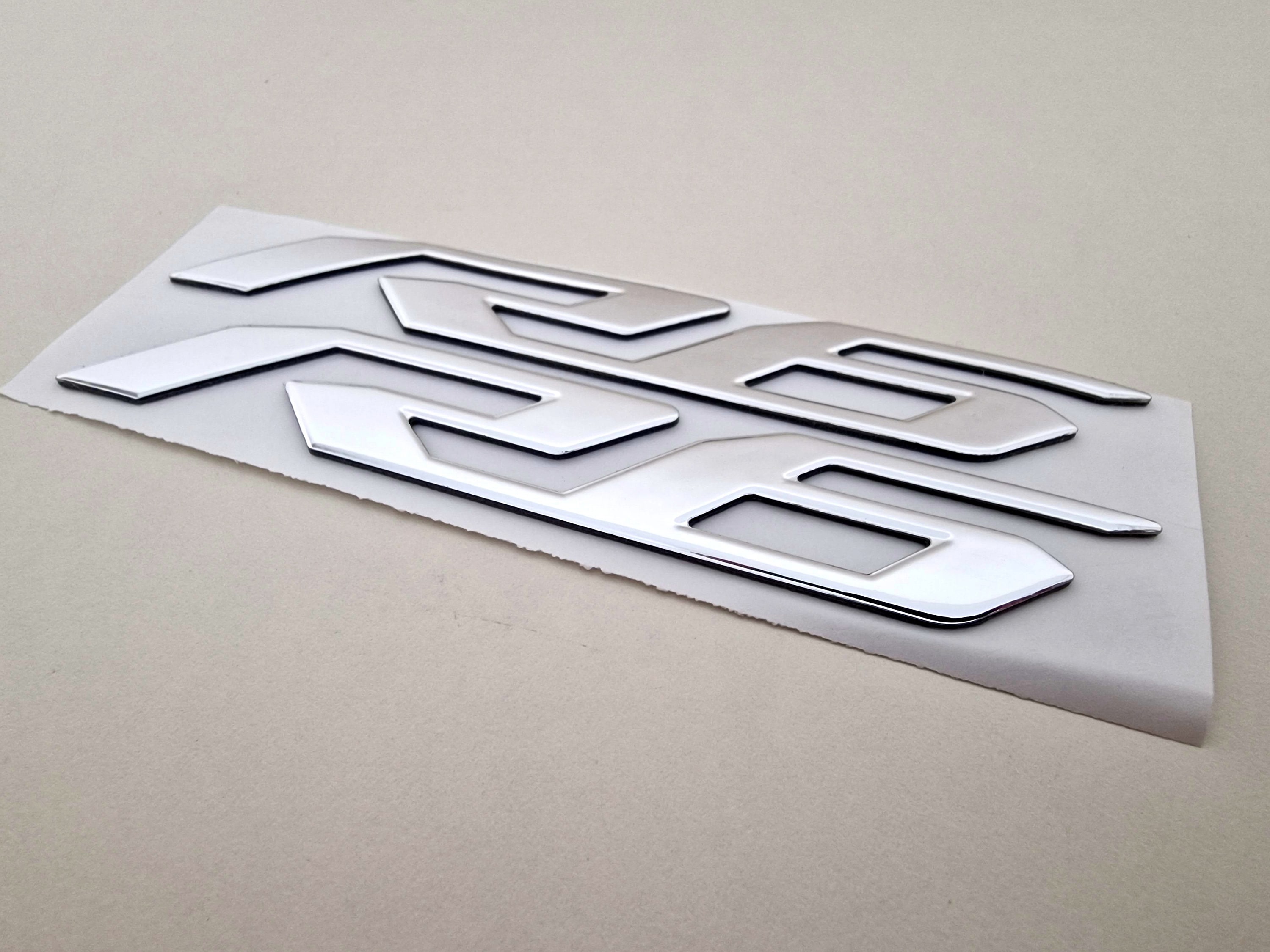 Yamaha R6 Silver Chrome 3D Badge Logo Stickers Graphics Decals - Etsy
