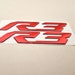 Yamaha R3 Red 3D Badge Logo Stickers Graphics Decals Emblem - Etsy