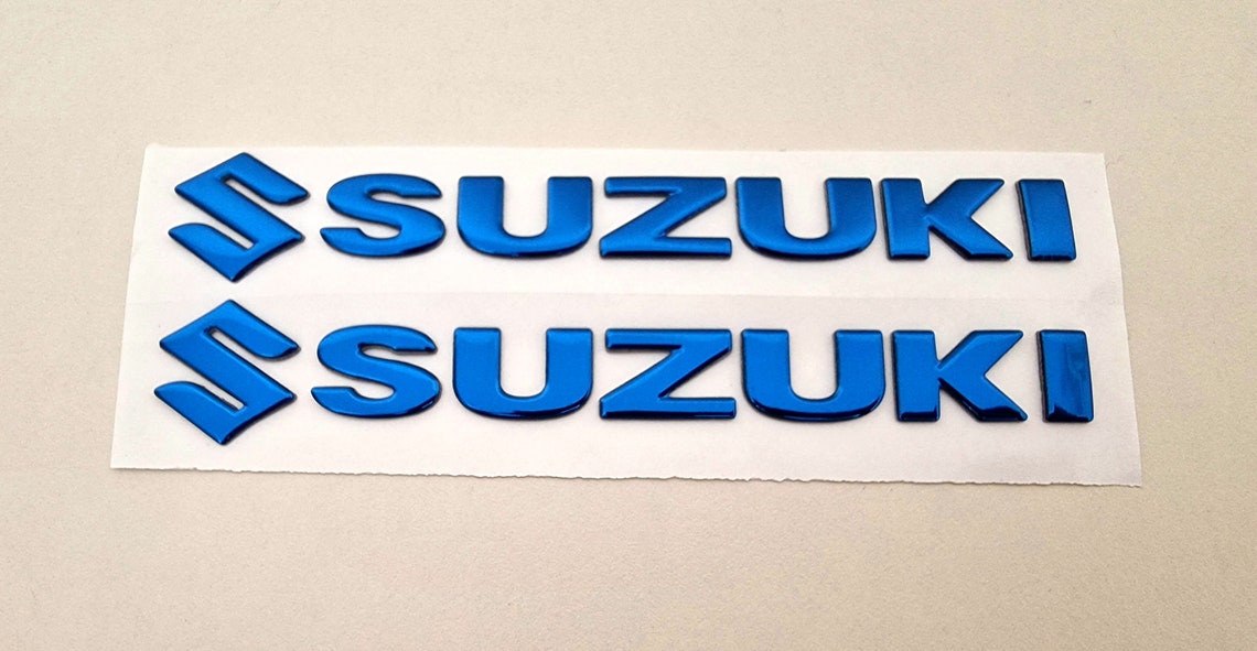 Suzuki 3D Badge Logo Stickers Graphics Decals Tank Emblem Gsxr Gsr Gsf ...