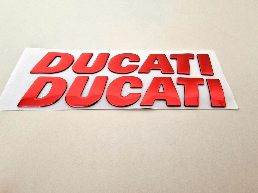 Ducati 3D Red Badge Sticker Graphic Decal Logo Emblem - Etsy