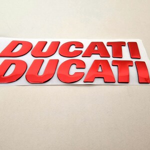 Ducati 3D Badge Sticker Graphic Decal Logo Emblem V2 Panigale Tank ...