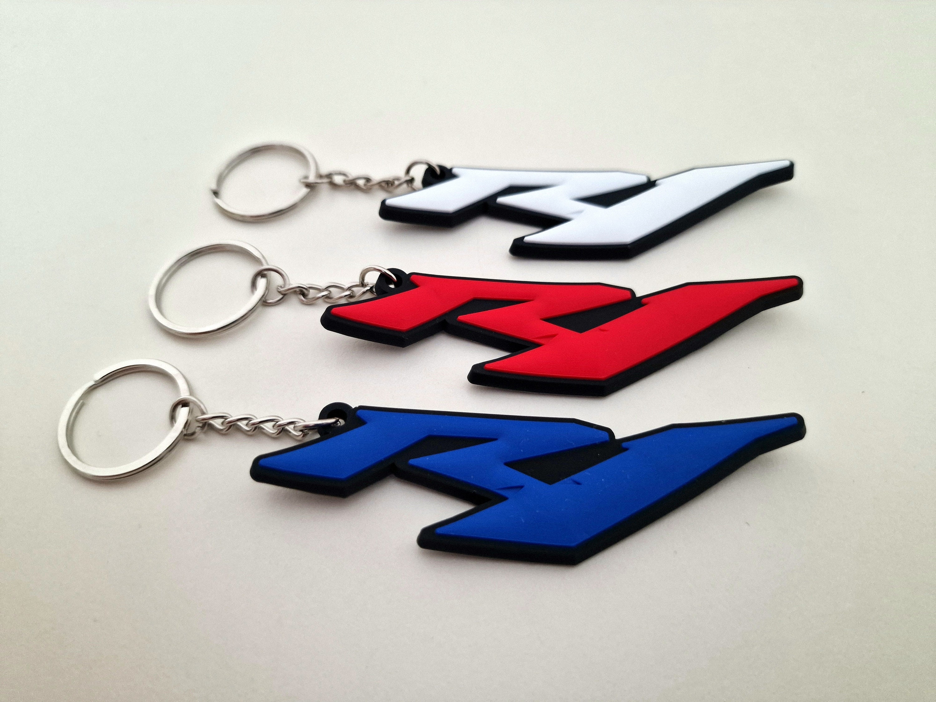 Yamaha R1 3D Soft Rubber Keyring Keychain Badge Logo - Etsy