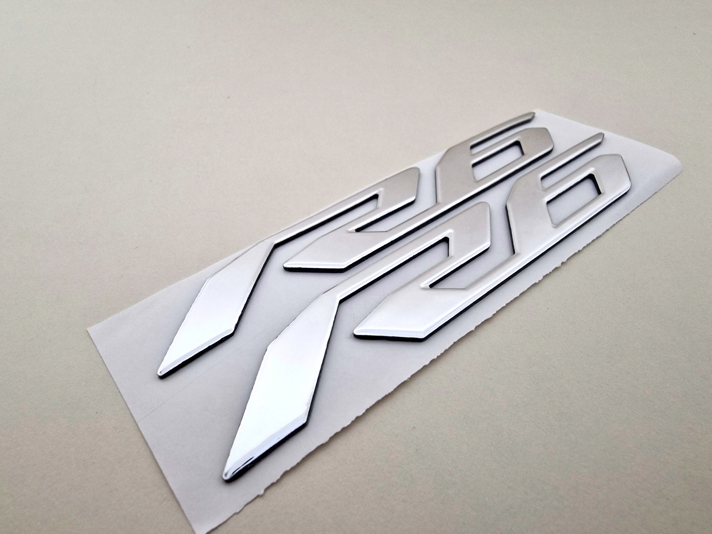 Yamaha R6 Silver Chrome 3D Badge Logo Stickers Graphics Decals - Etsy