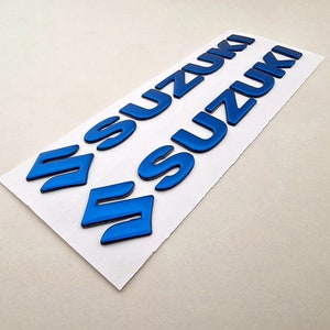 Suzuki 3D Badge Logo Stickers Graphics Decals Tank Emblem Gsxr Gsr Gsf ...