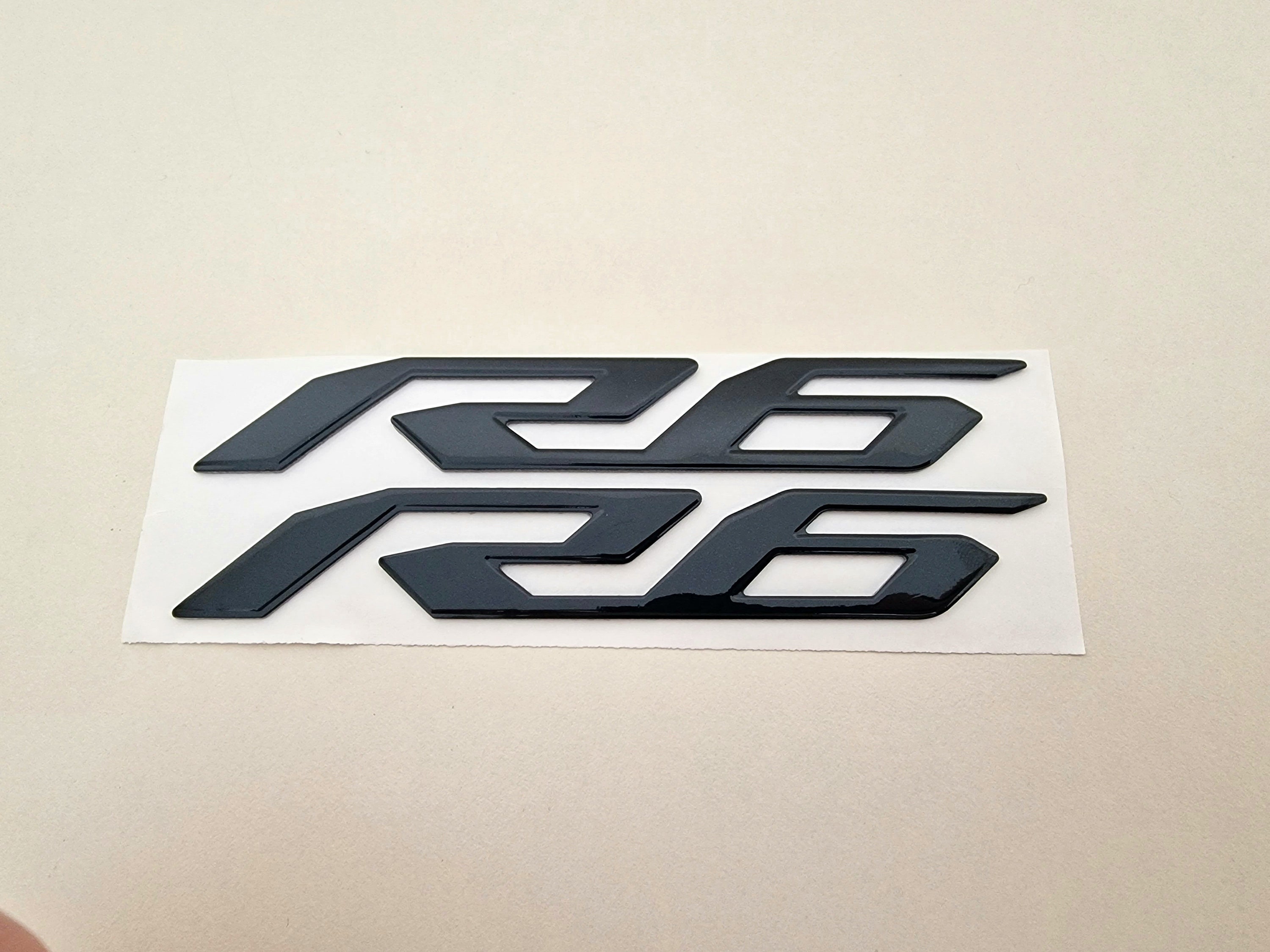 Yamaha R6 Black 3D Badge Logo Stickers Graphics Decals Emblem YZF - Etsy