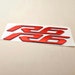Yamaha R6 Red 3D Badge Logo Stickers Graphics Decals Emblem YZF ...