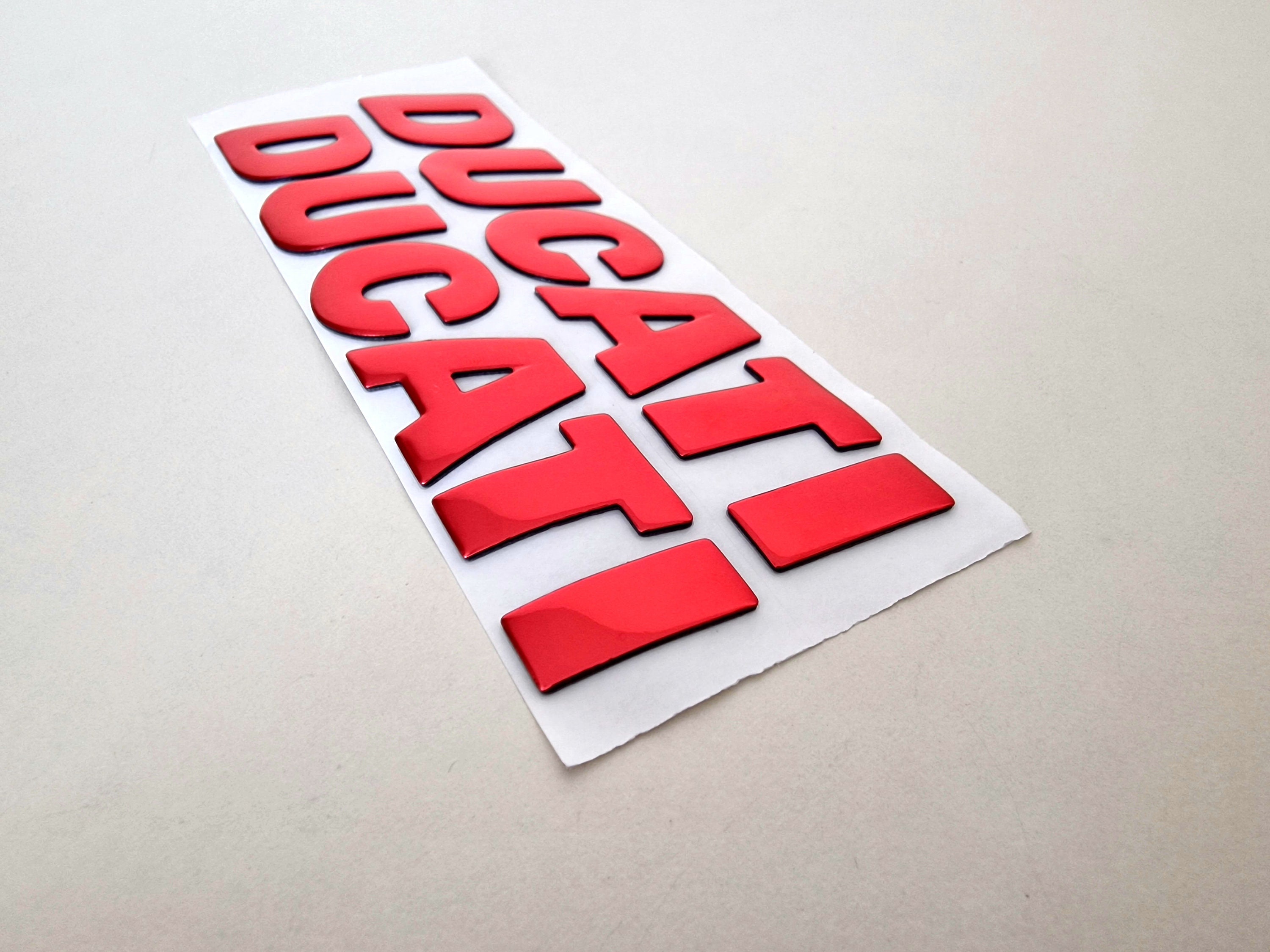 Ducati 3D Red Badge Sticker Graphic Decal Logo Emblem - Etsy
