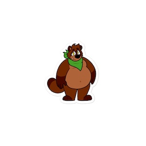 Rom the Tanuki Sticker - Etsy