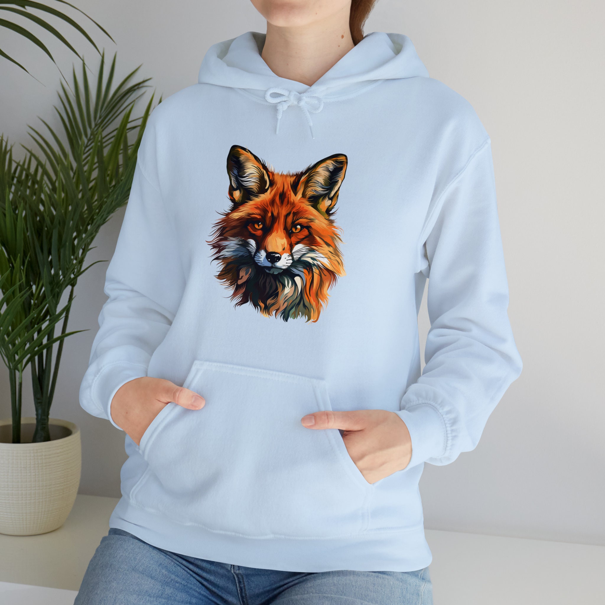 Fox Hoodie, Graphic Hoodie, Hoodie for Women, Hoodie for Men, Hoodie ...