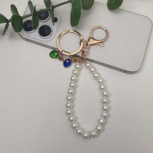 Personalized Birthstone Initial Keychain, Crystal Birth Stone Keychain ...