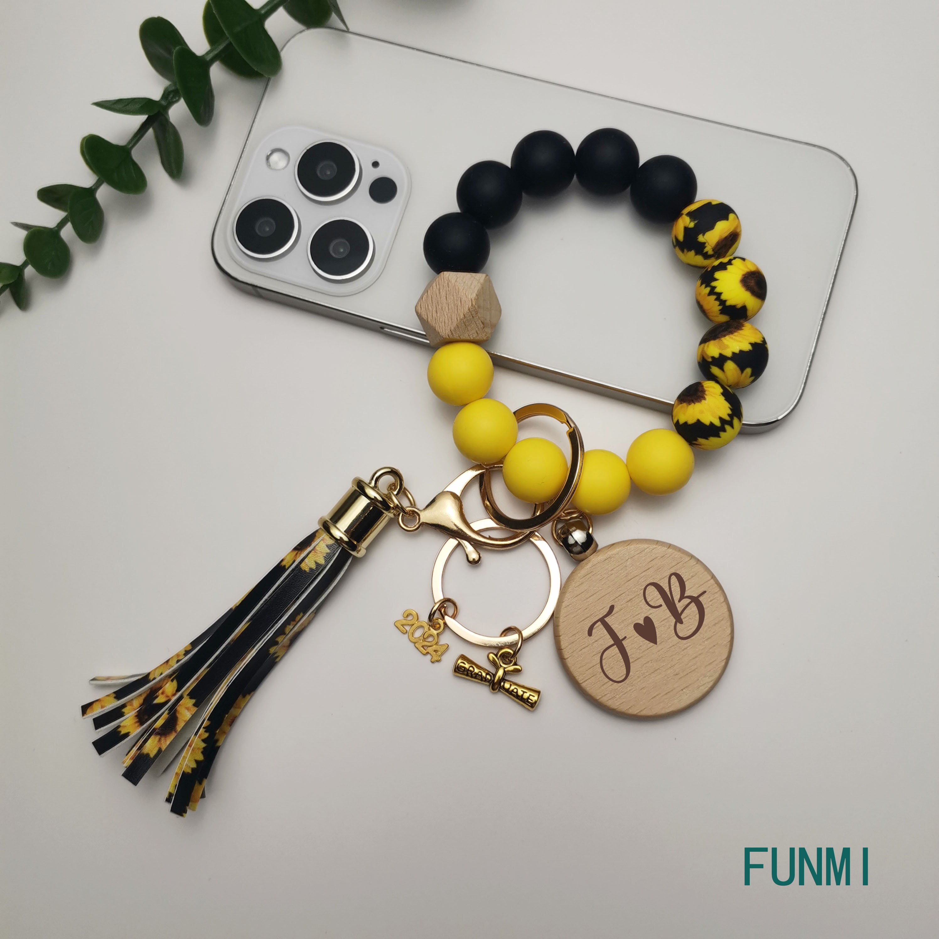 Personalized Silicone Graduation Keychain,graduation Gift,2024 Class ...