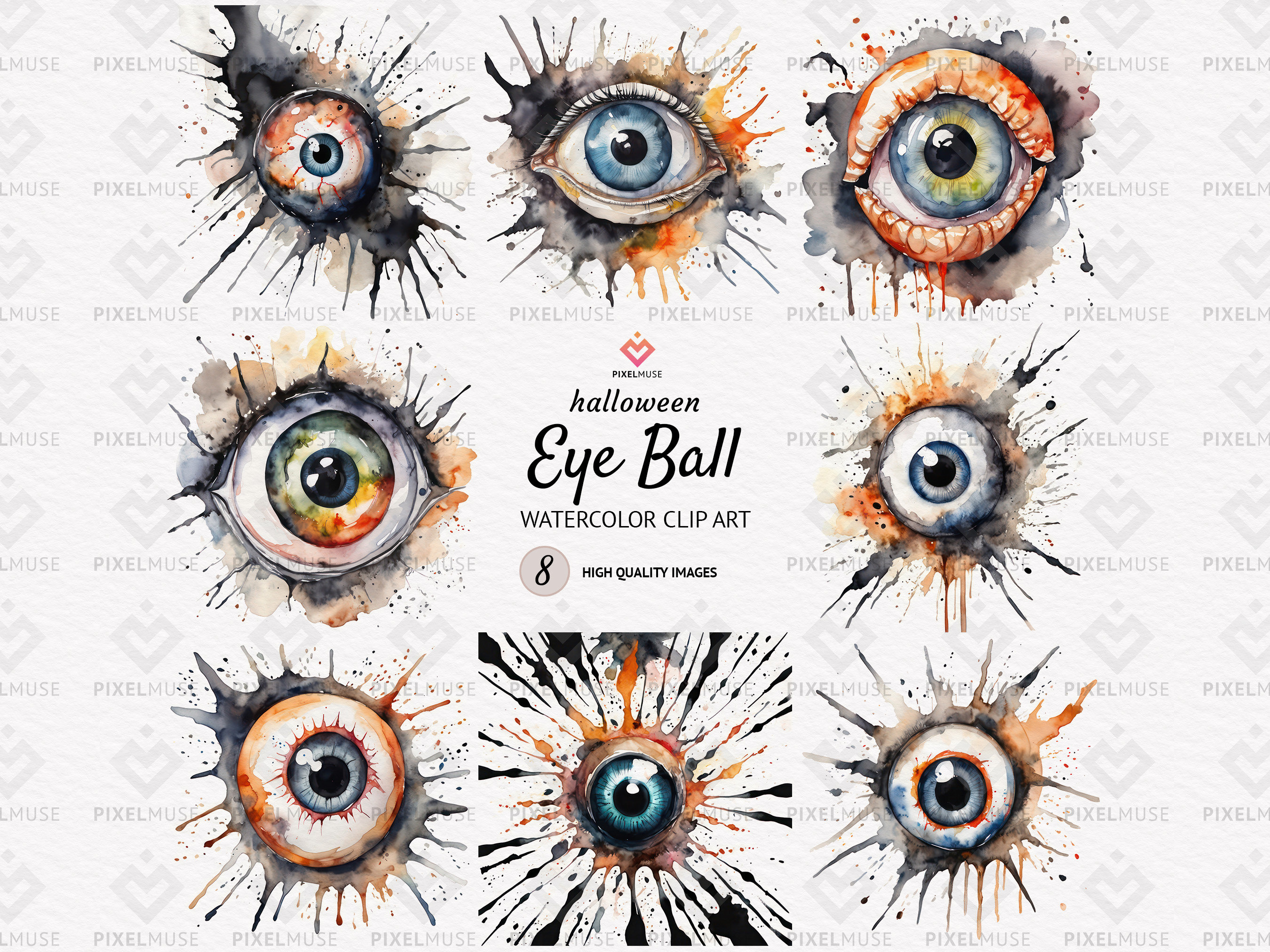 Brown Eye Ball Clip Art