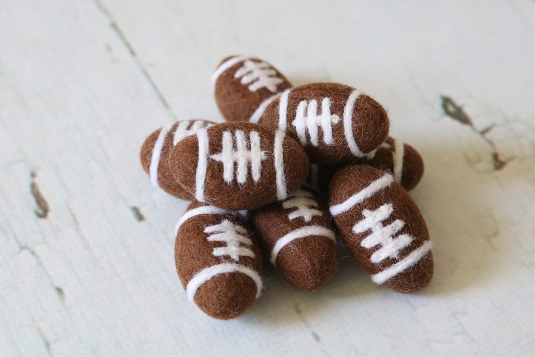 Felt Football, Photography Prop, Tier Tray Decor, Shelf Decor, Gift for ...